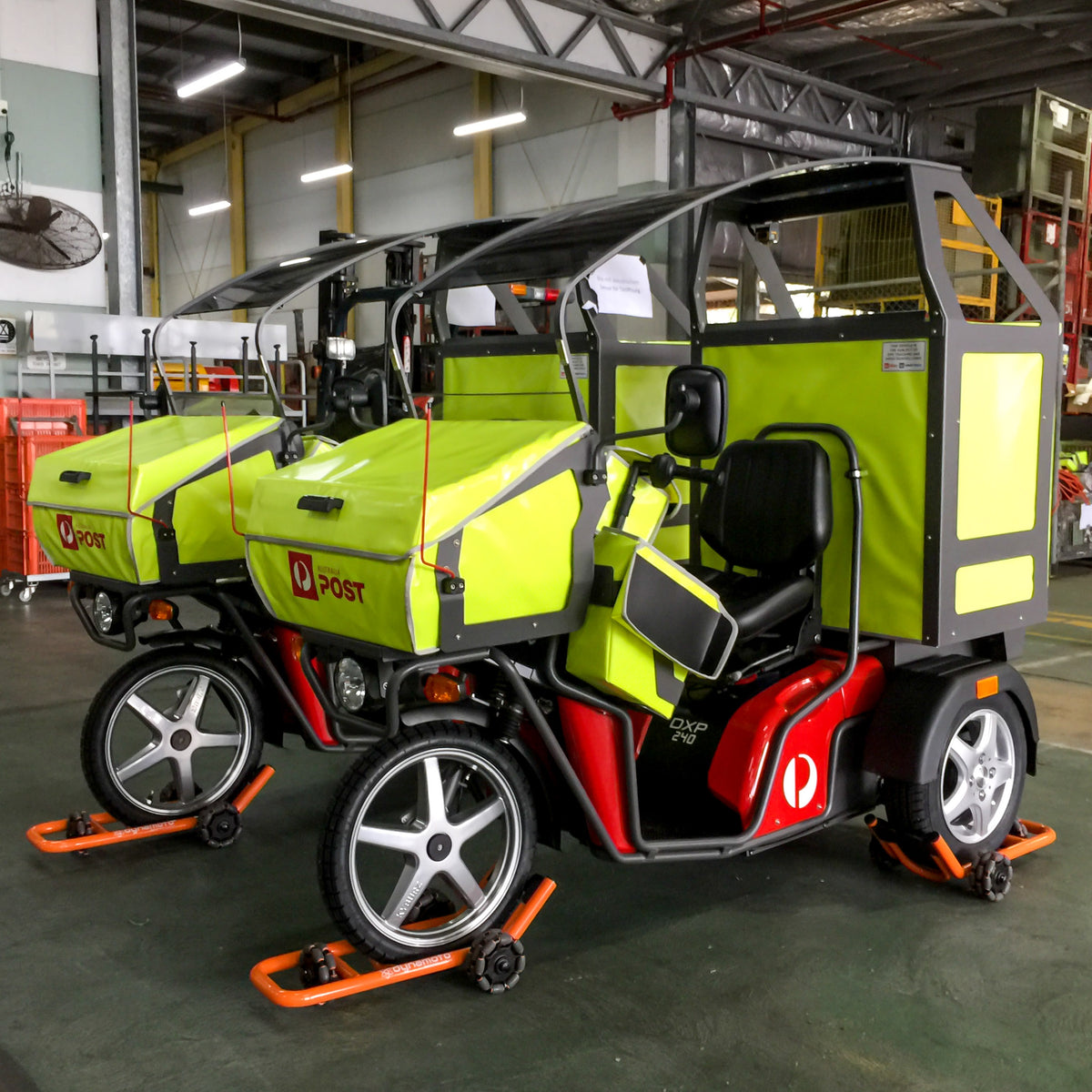 Dynamoto and Australia Post’s new high-tech electric delivery vehicles